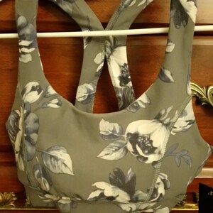 Strapped Overlapping Front Sports Bra - Etsy