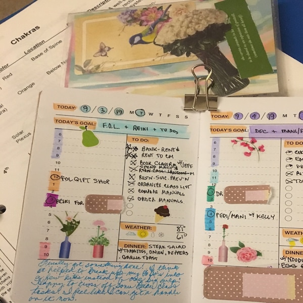 DAILY DOCKET Traveler's Notebook Insert - Choice of 23 Colors and 8 ...