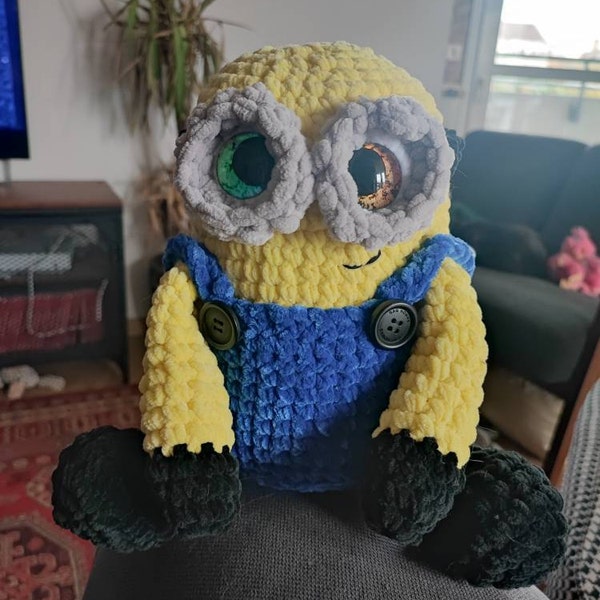 Bob Cuddle Size Minion Crochet Pattern Pdf plush AMIGURUMI / FR Patron ...