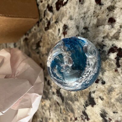 Ashes in Glass Sea Turtle, Sea Turtle Memorial, Ashes Keepsake Turtle ...