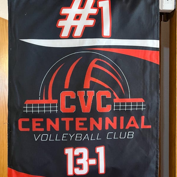 Sports Hotel Door Sign Tournament Fabric Flag Door Signs Personalized ...
