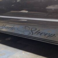 LOCALLY HATED 22x4 Vertical Windshield Vinyl Decal Sticker Diesel Truck ...