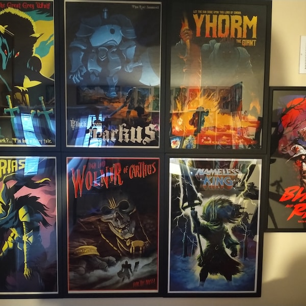 BLAIDD AND RANNI Video Game Poster, Travel Poster, Gaming Poster ...