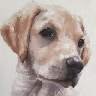 Golden Labrador Painting Prints Canvas Posters Originals - Etsy