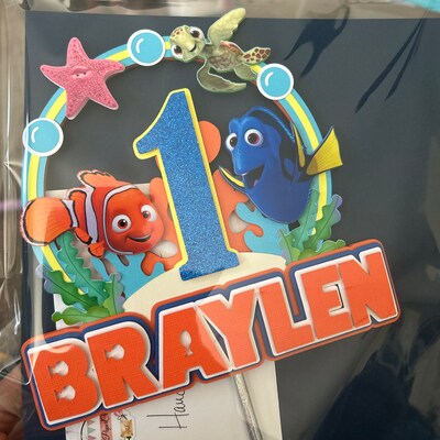 Nemo and Friends Cake Topper - Etsy