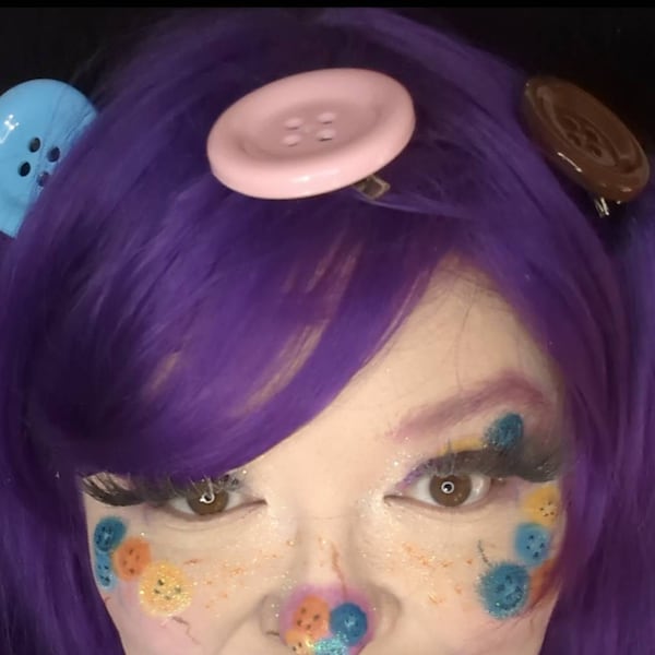 Hairclip - 2 Inch Button - Etsy