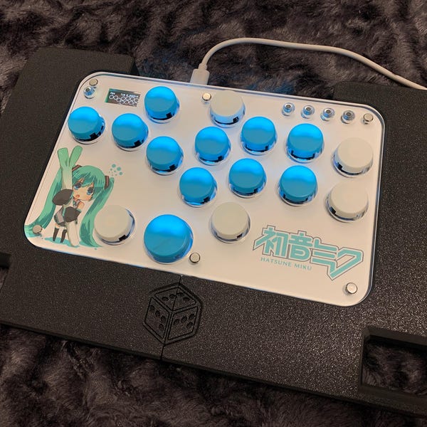 DIY Leverless All Button Controller Case for Sanwa and Similar Buttons ...
