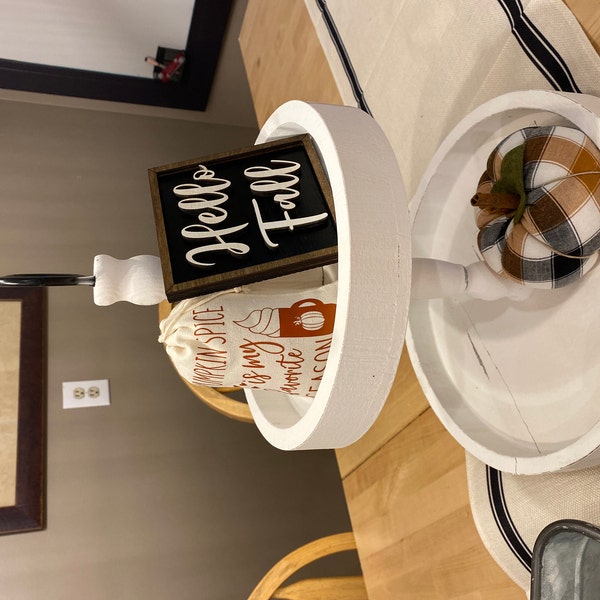 Pumpkin Spice Bundle, Tiered Tray Decor, Rae Dunn Inspired, Farmhouse ...