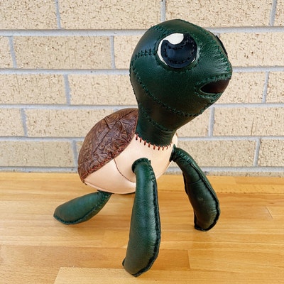 Toy Turtle Leather Pattern PDF by Leatherhubpatterns - Etsy