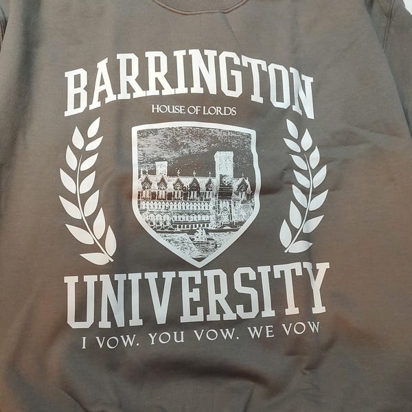 Barrington University Sweatshirt,lords Hoodie,sinner, Sacrifice,dark ...