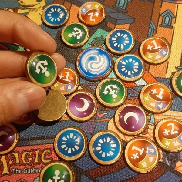 Bandits RPG Tokens Glass and Metal Deluxe Tokens Handmade by the Token ...