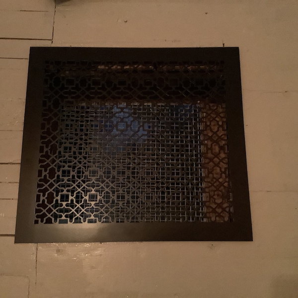 Tailored Metal Framed HVAC Grates Personalized Metal Rear Flange Air ...
