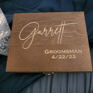 Personalized Wooden Gift Box With Lock & Key Engraved Wood | Etsy