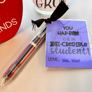 Ink-credible HOLIDAY Student Gift Tags Christmas - Etsy