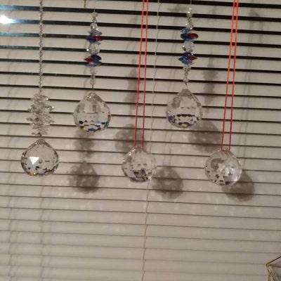 Crystal Suncatcher for Windows, Light Catcher, Feng Shui Crystal ...