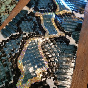 Cobra Snake Skin Hide Snakeskin Craft Supply Python Print | Etsy