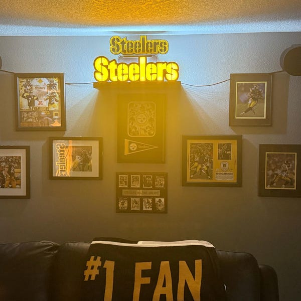 Pittsburgh Steelers Wooden Sign - Etsy