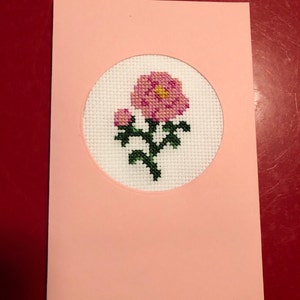 20 Tiny Cross Stitch Flowers Set , Mini Cross Stitch Rose Sampler ...
