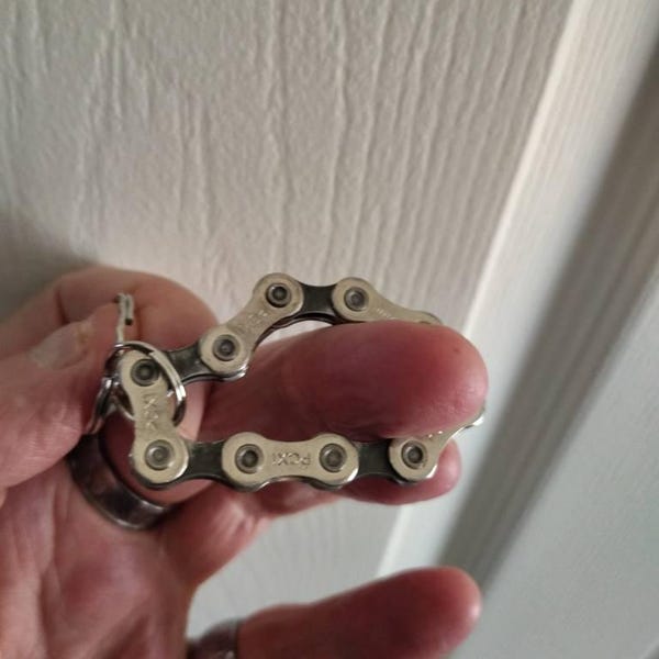Bike Chain Key Ring - Etsy