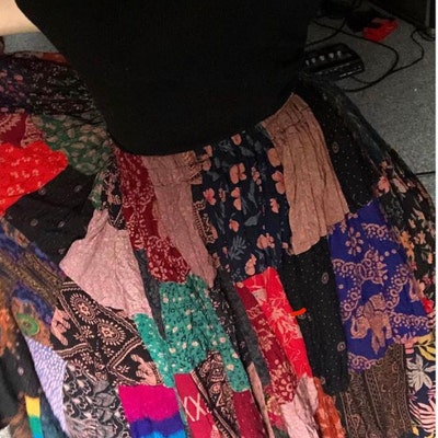 Fairy Boho Patchwork Skirt,maxi Dress,patchwork Dress,hippie Skirt ...