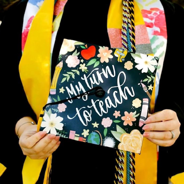 Accounting Grad Cap Design | CARDSTOCK Printed Cap Topper | Filing ...