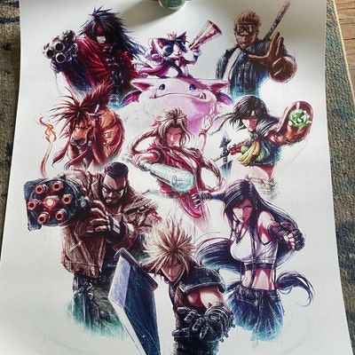 Final Fantasy XVI Limited Edition Fine Art Print FF16 Poster Eikons - Etsy