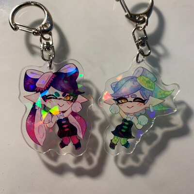 Splatoon Holographic Charms - Etsy