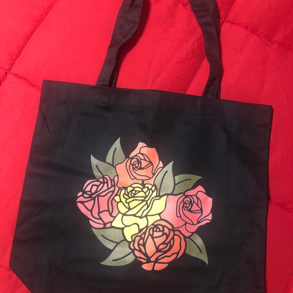 Rockin' Flower Power Poster, Music Room Wall Art, Rock N' Roll Music ...