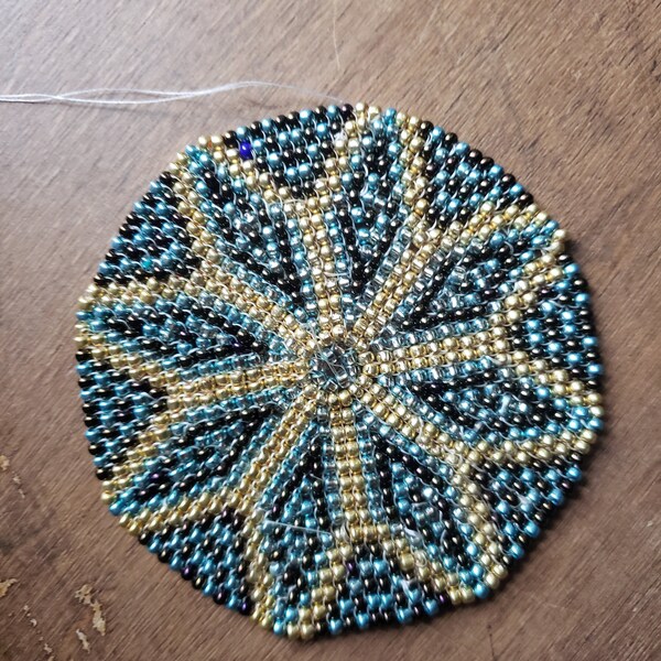 Gold Thin Beaded Bracelet Pattern - Etsy