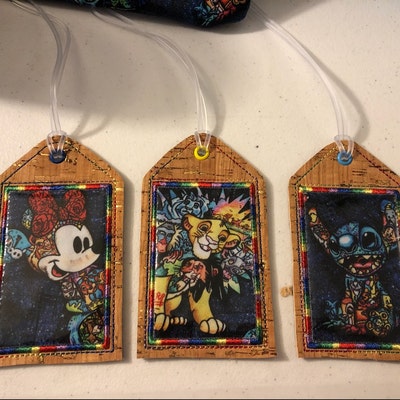 Applique Luggage Tag Embroidery Digital File, Instant Download, Machine ...