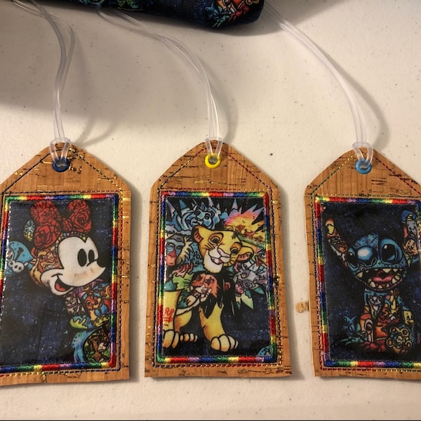 Applique Luggage Tag Embroidery Digital File, Instant Download, Machine ...