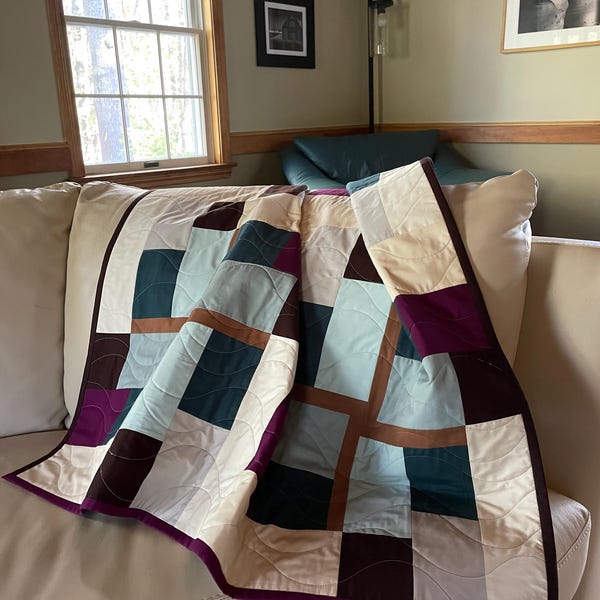 Lume Quilt Pattern: Modern Scrap Fabric Design (PDF Download) - Etsy