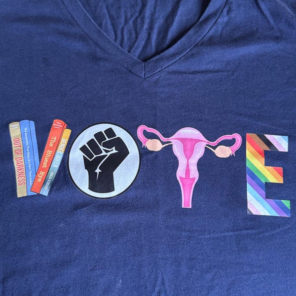 Vote Shirt, Banned Books Shirt, Reproductive Rights Tee, BLM Shirts ...