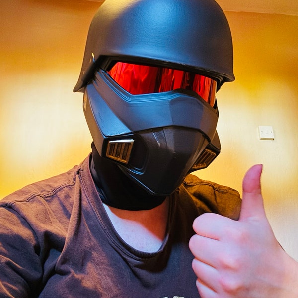 Helldivers 2 Light Gunner Helmet Cosplay 3D Print - 3D Printed Helmet ...