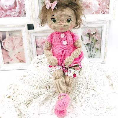 Mari Crochet Doll Pattern PDF full Body and Outfit Tutorial - Etsy