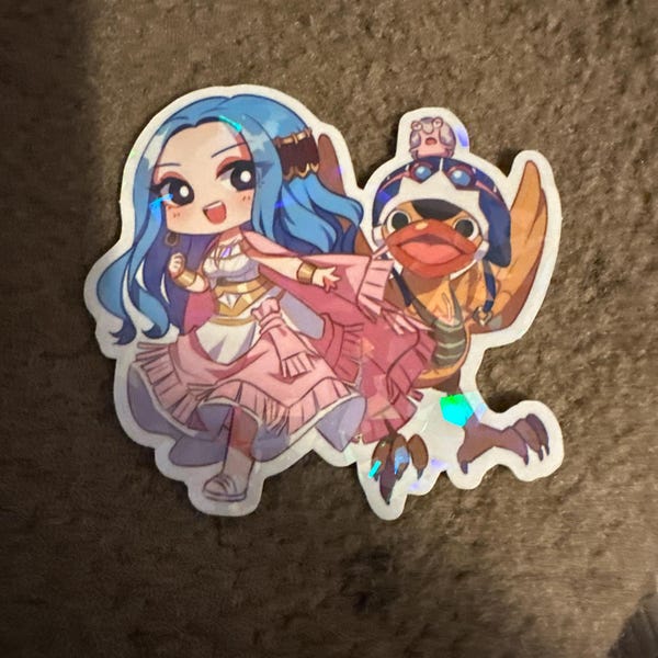 Haku Human Form Sword Vinyl Sticker - Etsy