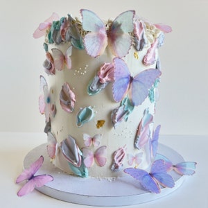 Edible Pre-cut Wafer Paper Purple Roses - Etsy