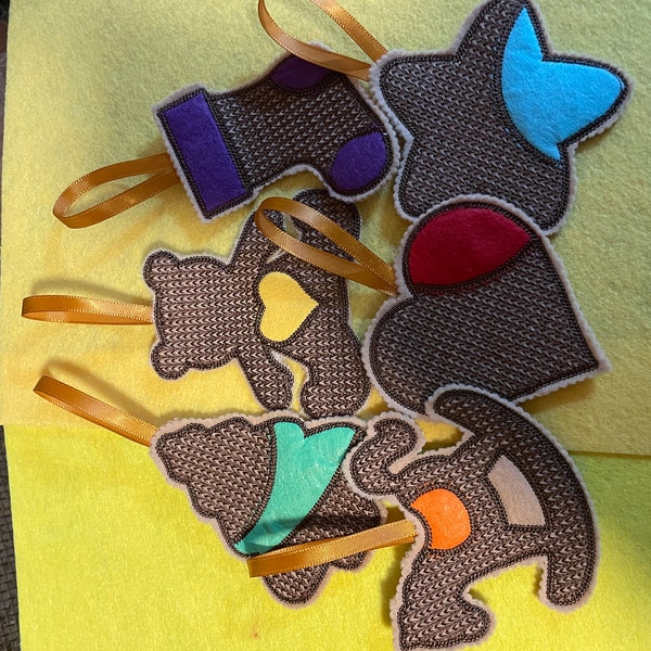 Rabbit Tic Tac Toe Game Machine Embroidery Designs in the Hoop Project ...