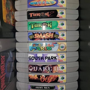 Atari 5200 Sticker End Labels for All 154 Custom Game | Etsy