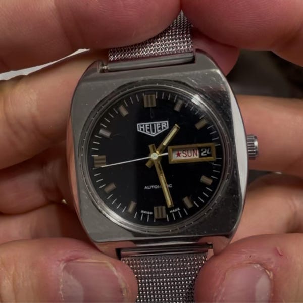 Rare Vintage Oris Red Dial Hand Winding FHF Movement ST-96 Swiss Mens ...