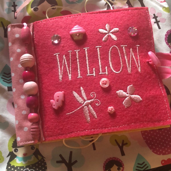 Quiet Book, Girl and Toddler Busy Book - Etsy