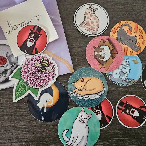 Cat Lava Lamp Sticker Cats Sticker - Etsy