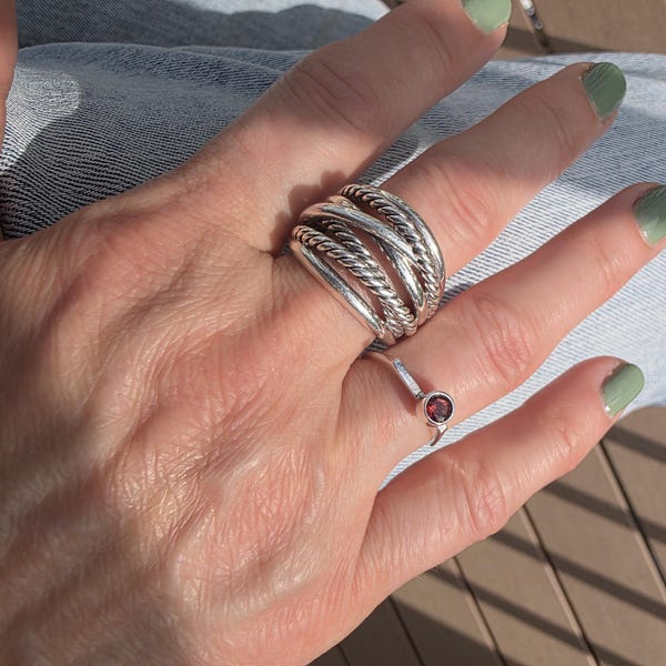 Vintage, Sterling Silver, Native American, Ring, Marked SA 925, Size 5 ...