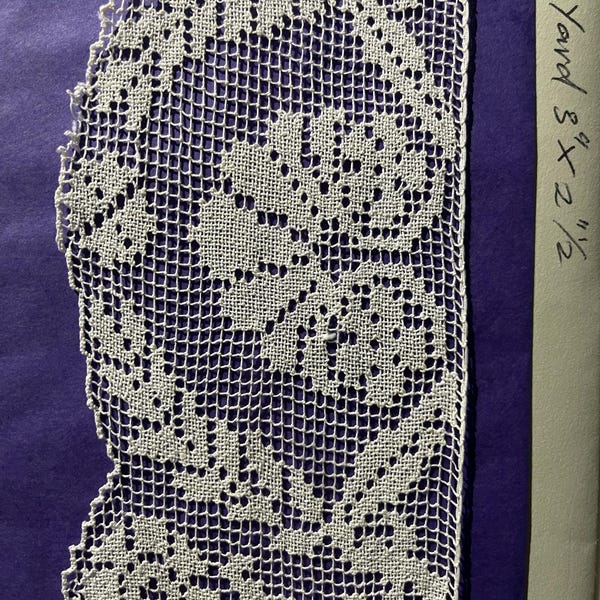 Brand New Linen W Needle Lace Handkerchief Color Light Ivory - Etsy