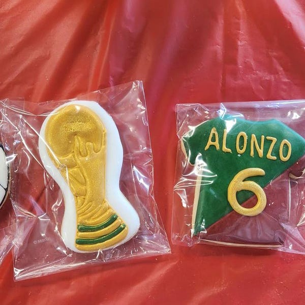 Soccer Themed Cookies - One Dozen - Etsy