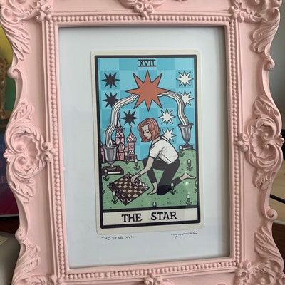 The Star XVII Tarot Card Art 5x7 Art Print Hand-cut and - Etsy