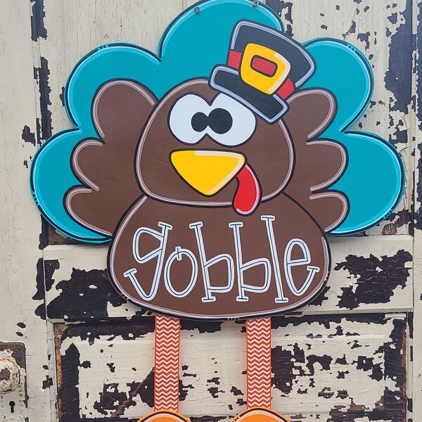 TEMPLATE: Turkey Door Hanger Template, Thanksgiving Door Hanger ...