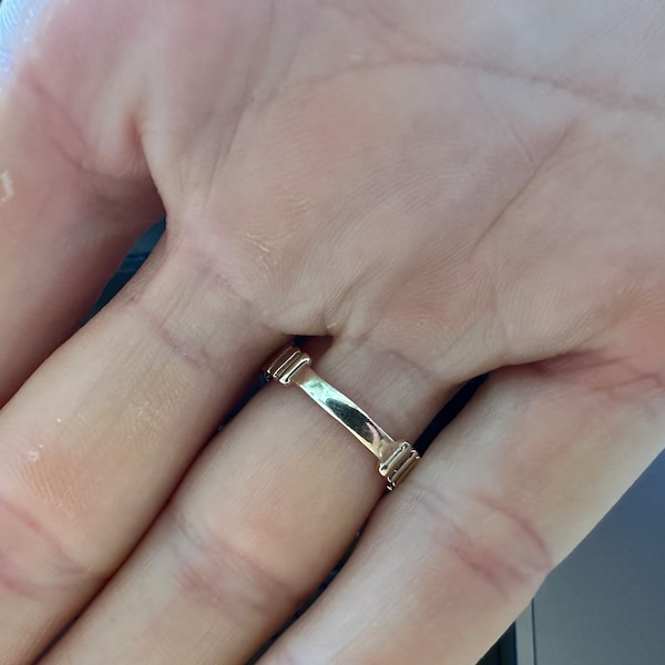 İconic Statement 14k Real Gold Ring, Women's Chunky Gold Ring, Wide ...