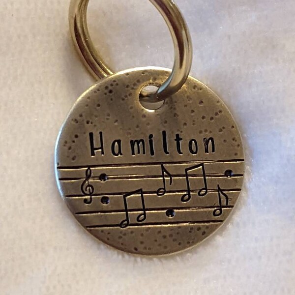 Dog Tag, Dog Tags for Dogs, Music Speaks, Notes on a Scale, Music Dog ...