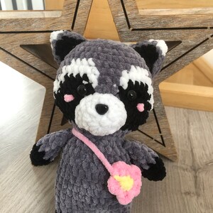 Crochet Pattern Chocho the Raccoon Cute Soft Toy - Etsy